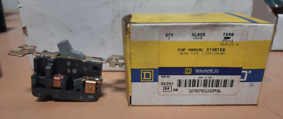 SQUARE D #2510FO-1 TOGGLE SWITCH MANUAL STARTER (MISSING PIECES) Q136 ...