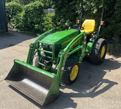 John Deere 2520 (26hp) 4wd compact tractor with JD 200CX loader | eBay UK