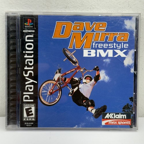 Dave Mirra Freestyle BMX PlayStation PS1 Black Label DAVE Mirra CIB ...