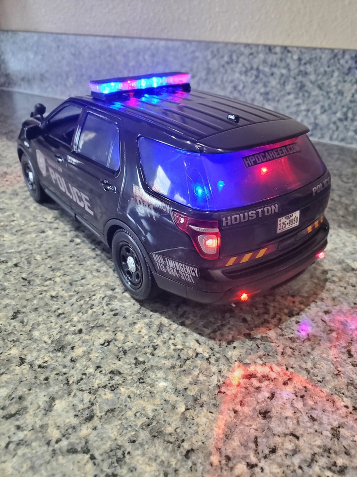Houston Ghost Unit Police - Ford Explorer w/ All Flashing Lights | eBay
