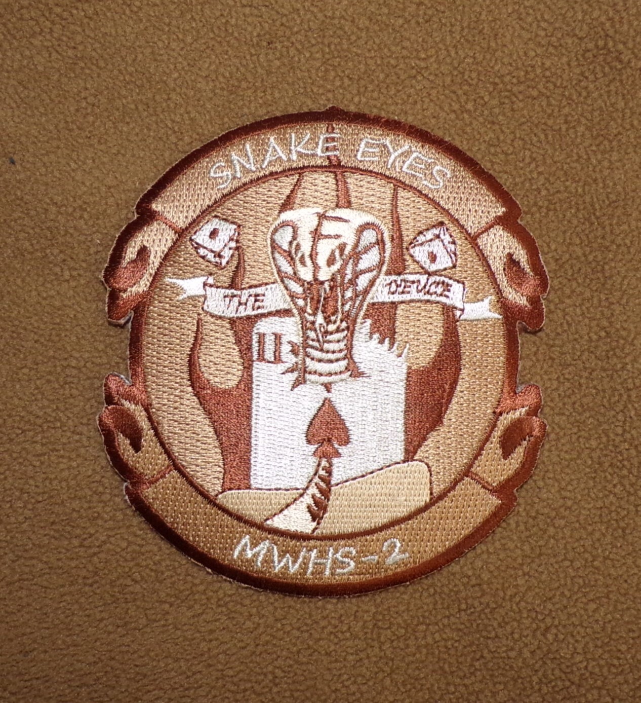 USMC Marine Wing Headquarters Squadron Two MWHS-2 Desert Subdued Patch ...