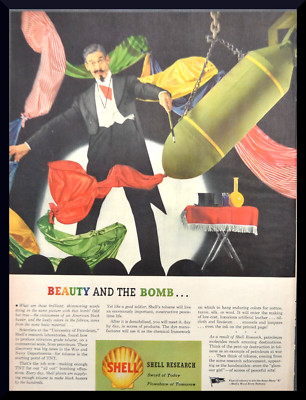 Print Ad Shell Gas Oil Bomb 1944 WW2 Magician Vintage ORIGINAL ad | eBay