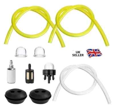 Universal Fuel Line Hose Tube Fuel Primer Bulb Kit For Strimmers ...