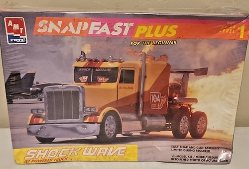 AMT Snapfast Plus Shock Wave Jet Powered Truck Kit #8267 Factory Sealed ...