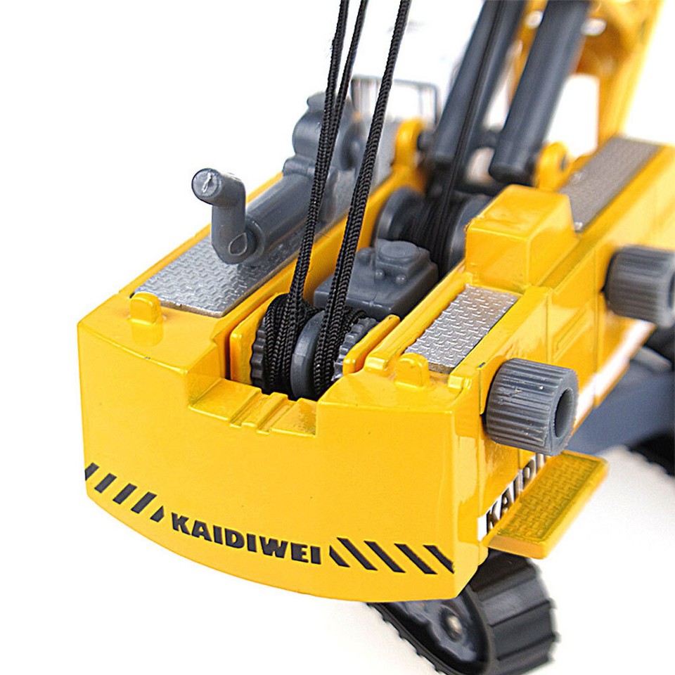 Crane Toy 1:87 Scale Construction Equipment Model Diecast Vehicle Toys ...