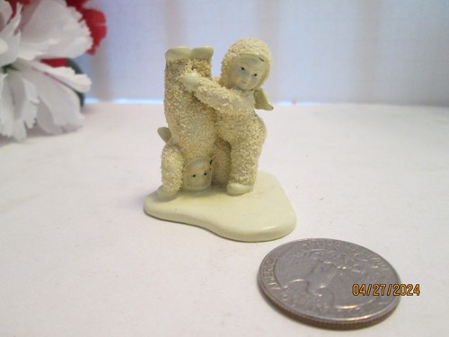 Department 56 cast iron miniature Snowbabies figurine playing | eBay