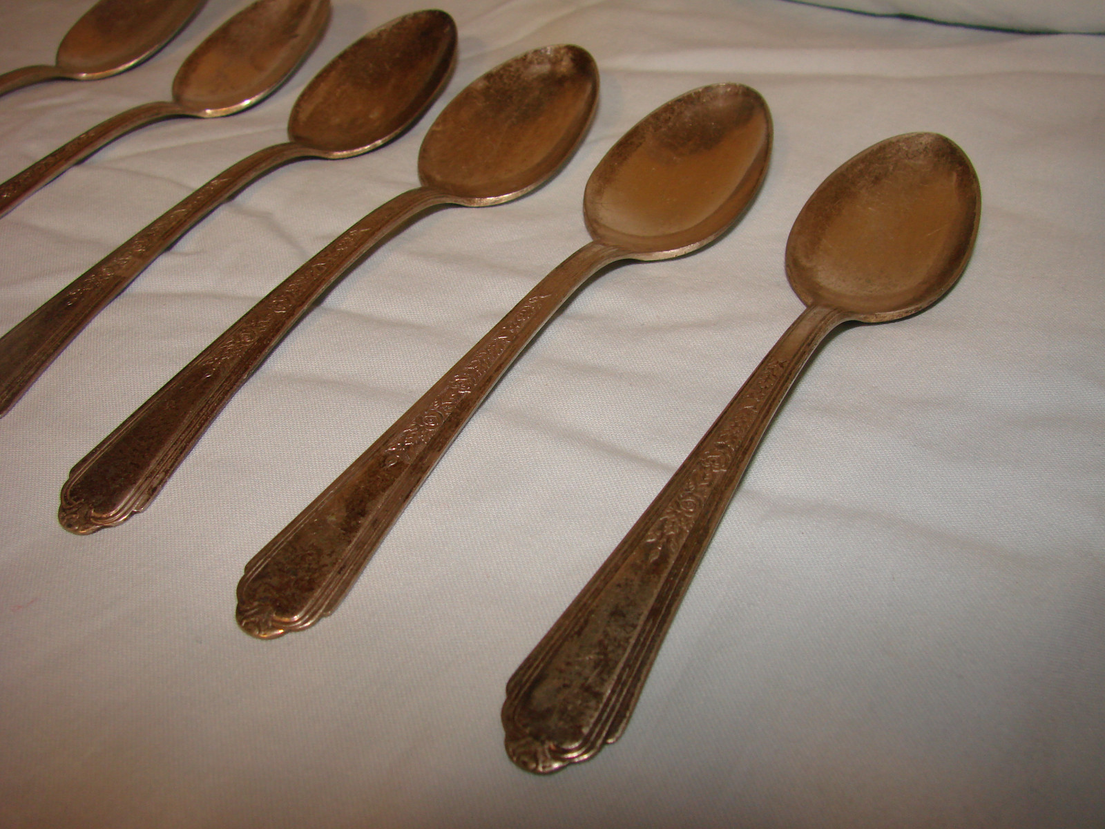 6 Vintage Plymouth Silverplate Teaspoons Jewel Pattern | eBay