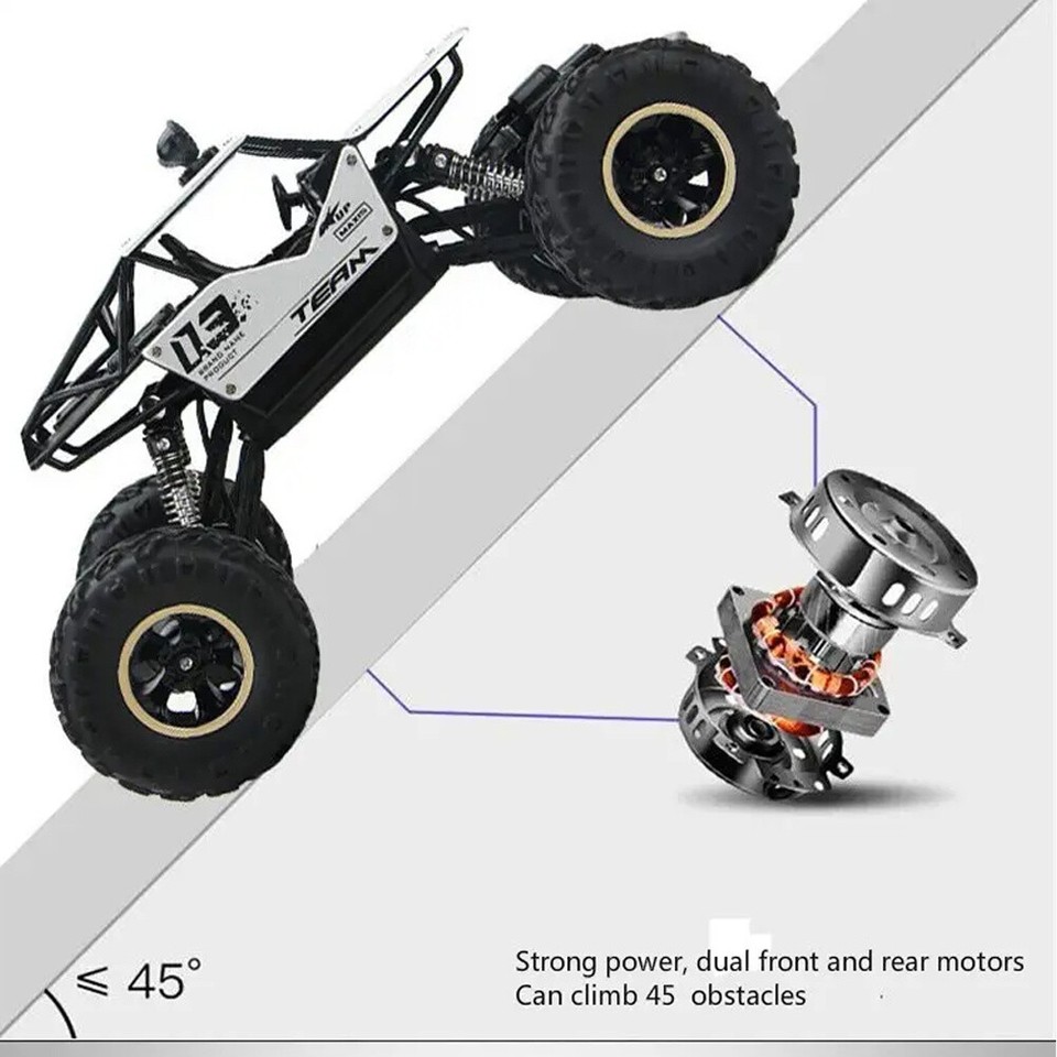 XL Large Remote Control RC Cars Big Wheel Car Monster Truck 4WD Kid Toy ...