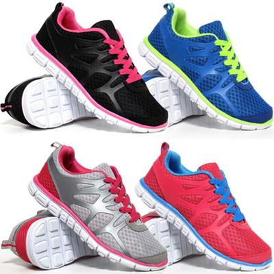Ladies Running Trainers New Womens Shock Absorbing Fitness Gym Sports ...