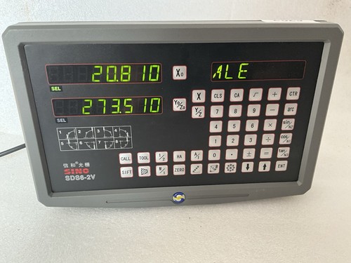 2 axis DRO Display Console Digital Readout M-DRO SINO SDS6-2V mill ...