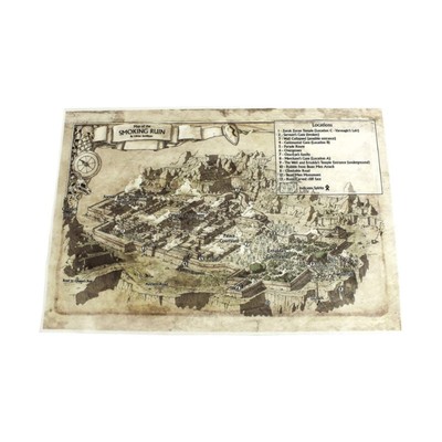All Rolled Up RPG Adventure/Supplement Smoking Ruins A3 Velvet Map Bag ...
