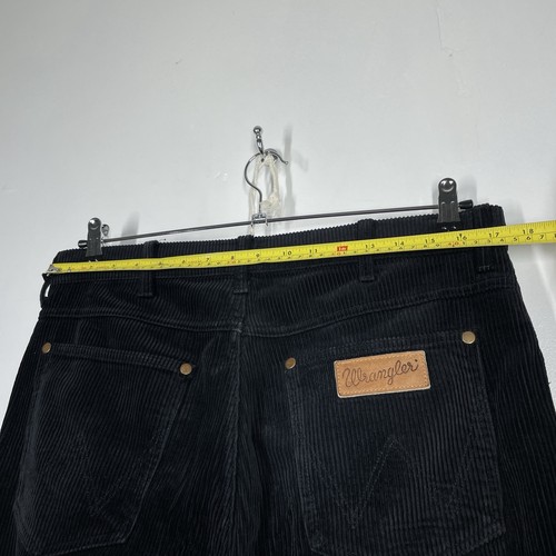 Wrangler Cords Mens W34 L30* Black Slider Corduroy Slim Jeans Trousers ...