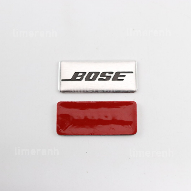 New 2pcs BOSE Aluminum Logo Badge Replacement Piece 35mm x 15mm | eBay