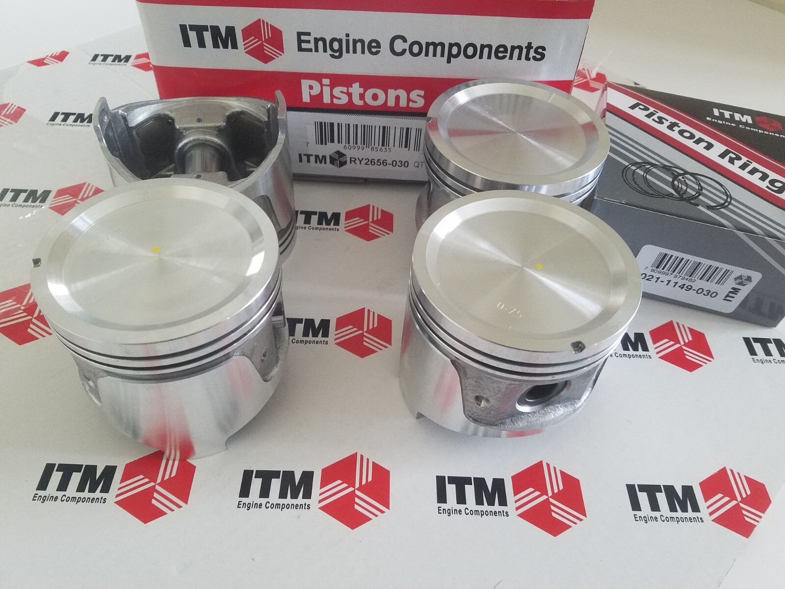 Pistons & Rings Set +030 O/S Fits Datsun L18, L20B 200SX, 610, 620, 710 ...