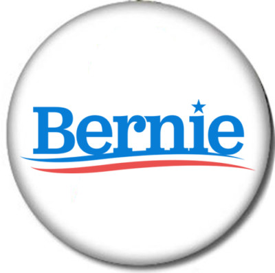 Bernie Sanders Logo Pin-Back Button - 6 Sizes Available - Democrat ...