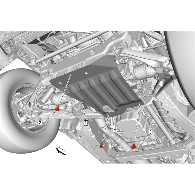 2015-2022 Colorado Canyon Front Mid Body Skid Plate Shield 84352136 ...