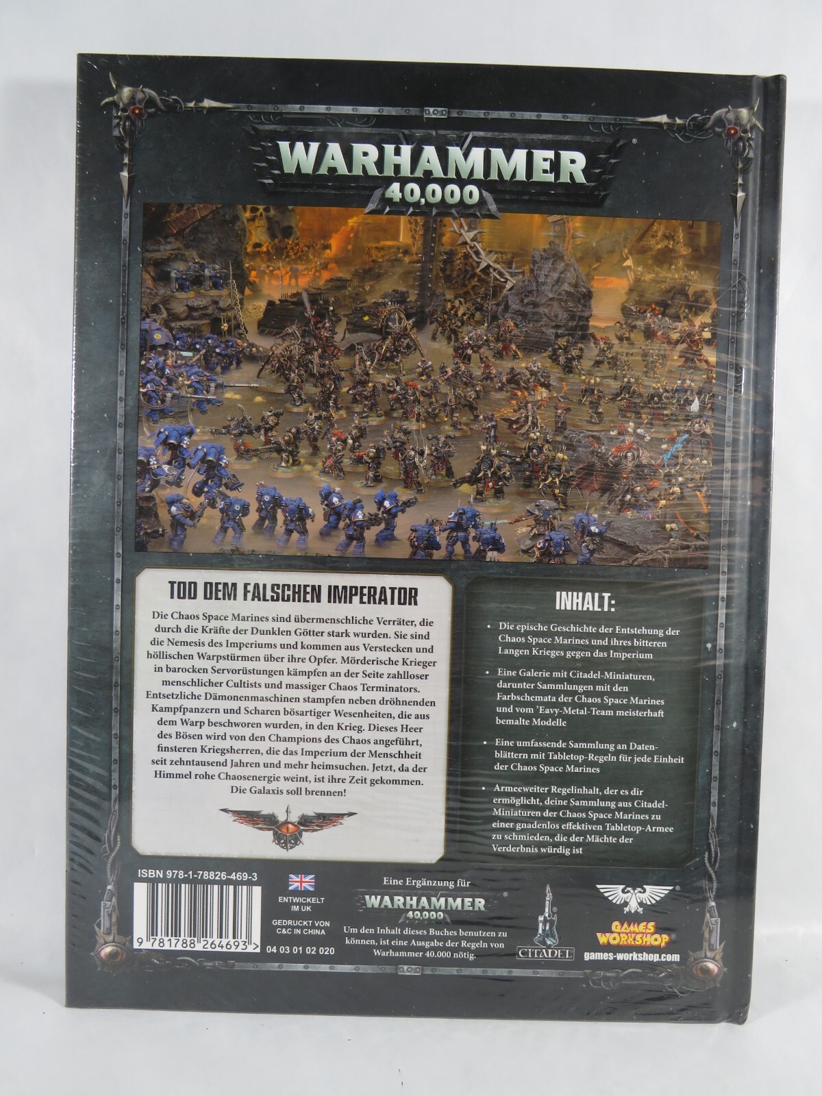 Warhammer 40k Chaos Space Marines Codex 8th Edition OVP / Verschweißt ...