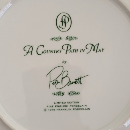 Vintage Peter Barrett “A Country Path in May” English Porcelain 9¼ ...