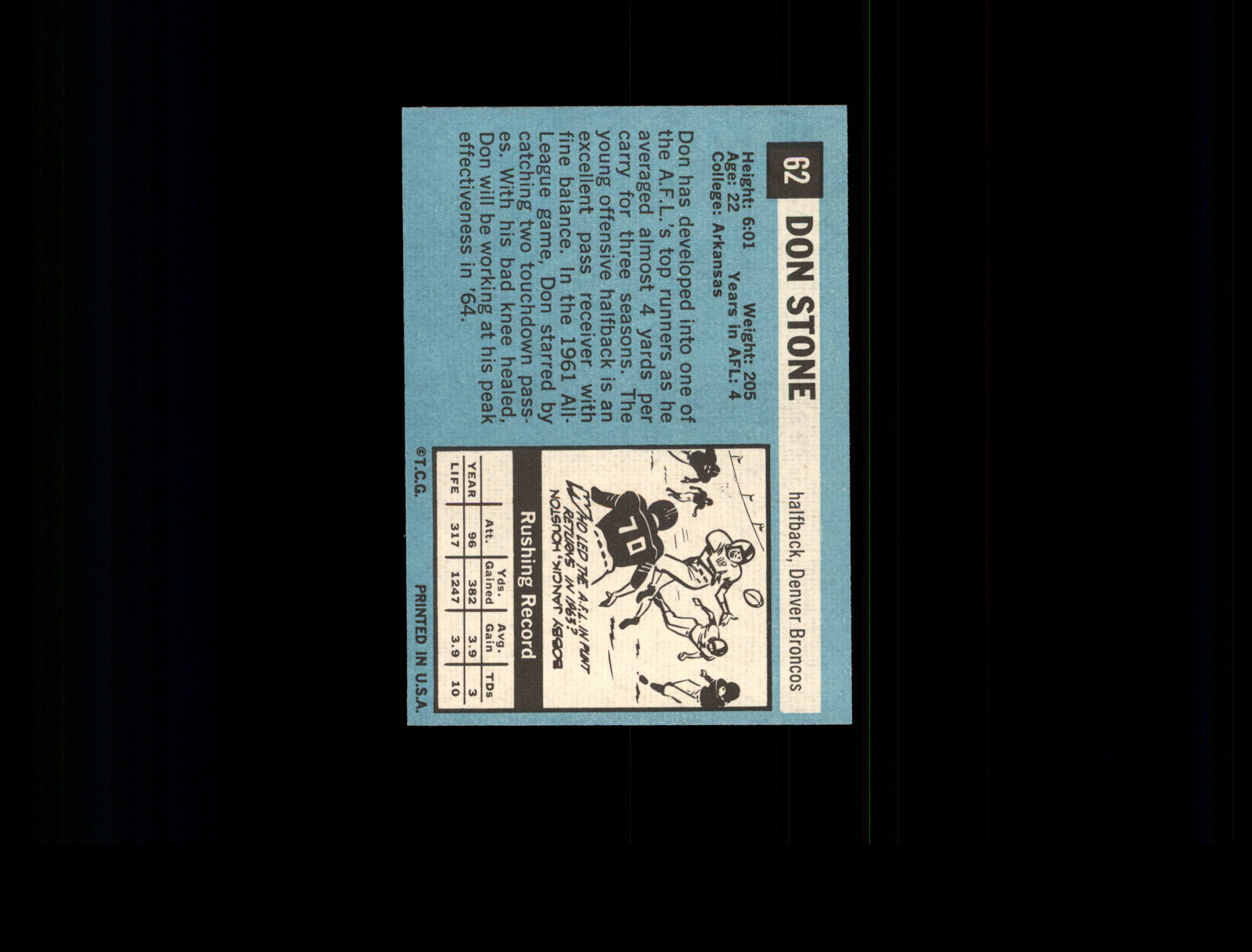 1964 Topps 62 Don Stone NM #D539725 | eBay