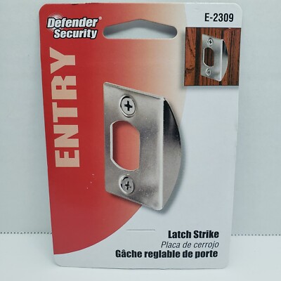 Prime-Line Defender Security Door Latch Strike Chrome Plated #E-2309 | eBay