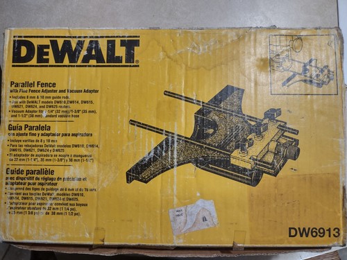 DeWalt DW6913 Black Heavy Duty Parallel Fence W/ Adjuster And Adaptor ...