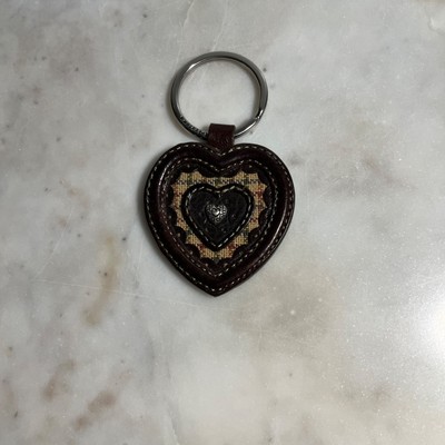 Vintage Brighton One World Heart Keychain Fob | eBay