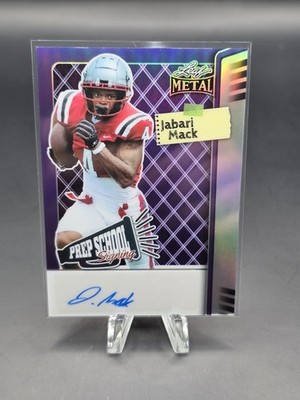 2025 Leaf Metal Prep Signing Purple Jabari Mack Rc Auto (1/10) | eBay