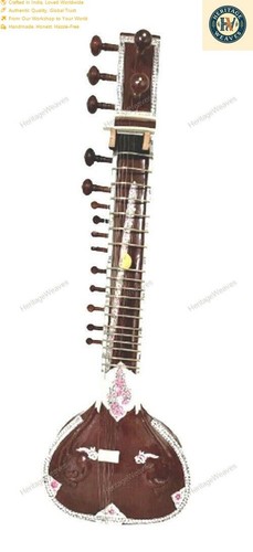 Hand Made Sitar 7 Main Strings and 11 or 9 Sympathetic Strings Best ...