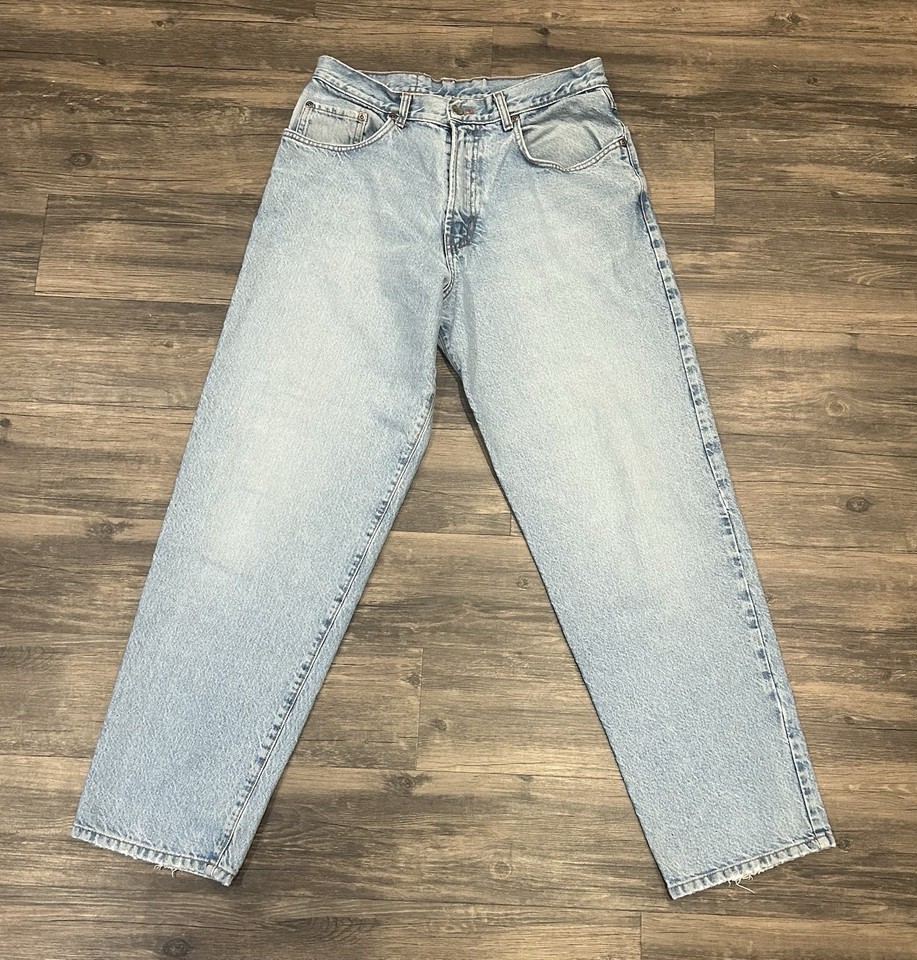 Vintage Lucky Brand Jeans tag #1 34x32 Relaxed Fit USA Made Dungarees ...