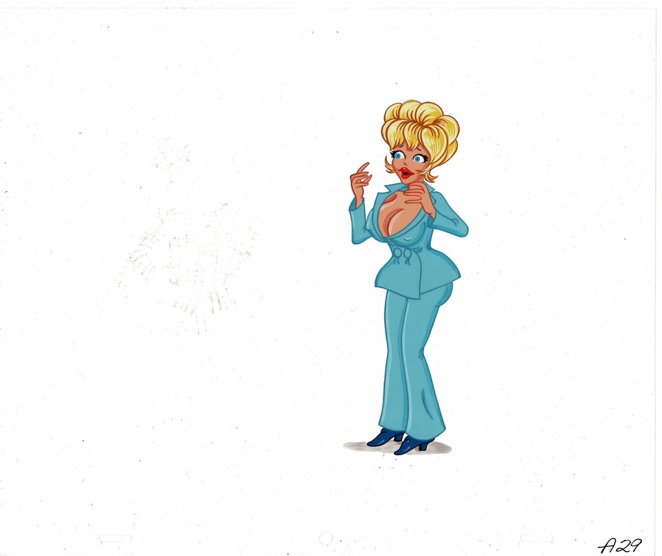 PLAYBOY TV Production Animation Cel, Drawing, and Painted BG LITTLE ANNIE FANNY | eBay