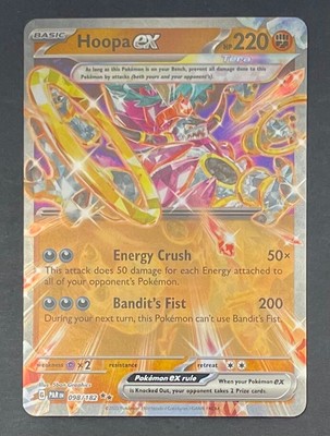 Pokémon Card Hoopa EX 098/182 Paradox Rift - Near Mint | eBay