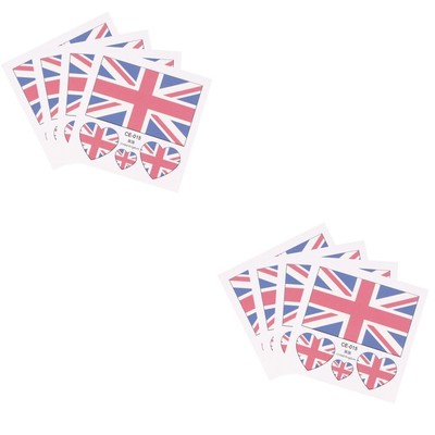 20 PCS/Set British National Flag Stickers Uk Flag Body Sticker | eBay