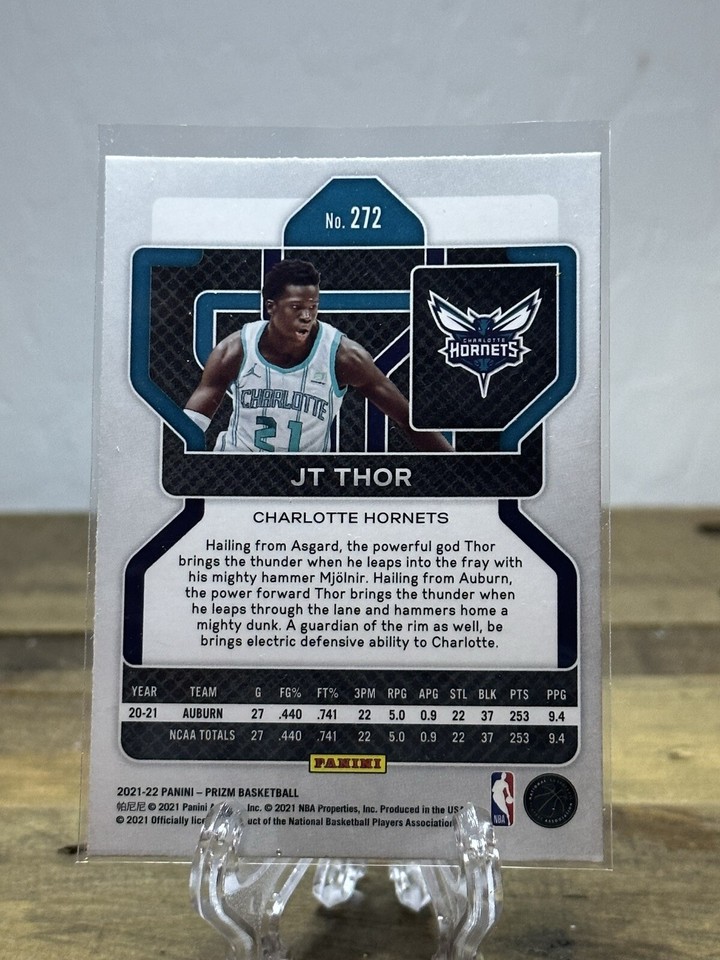 JT Thor 2021-22 Panini Prizm Basketball Prizm Rookie Card #272 | eBay