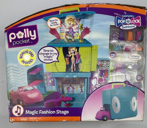 NEW 2009 Polly Pocket Magic Fashion Stage - Mattel T1211 FACTORY SEALED ...