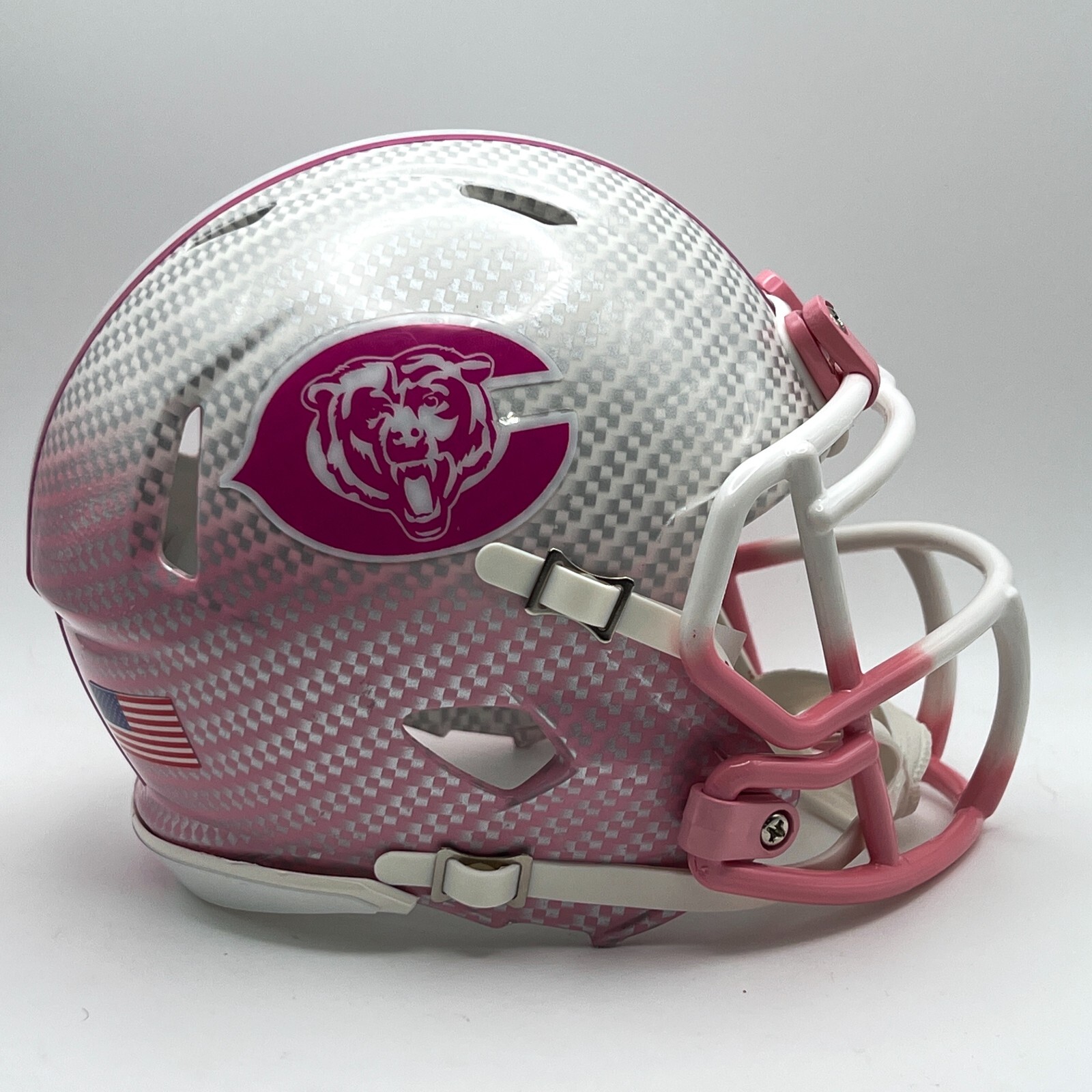 Pink Chicago Bears Helmet