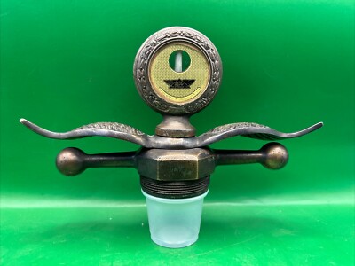 Model T Ford Script Motometer Winged Vintage Antique Radiator Cap Hood ...