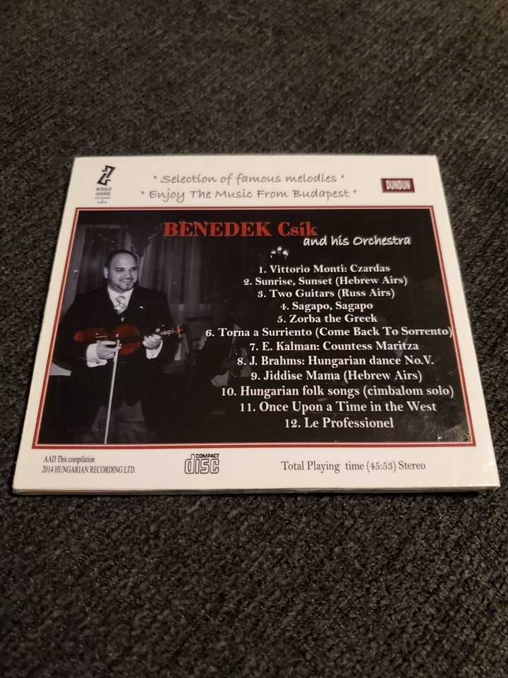 Classic Gipsy Music, Benedek Csik Jr & His Orchestra - CD | eBay