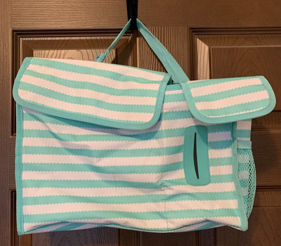Thirty-One - Pack and Pull Caddy - Turquoise Wave - MANY USES! | eBay