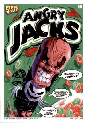 2012 Cereal Killers ANGRY JACKS , #21 | eBay