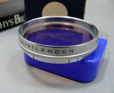Voigtlander 54mm , 85C filter with case. | eBay