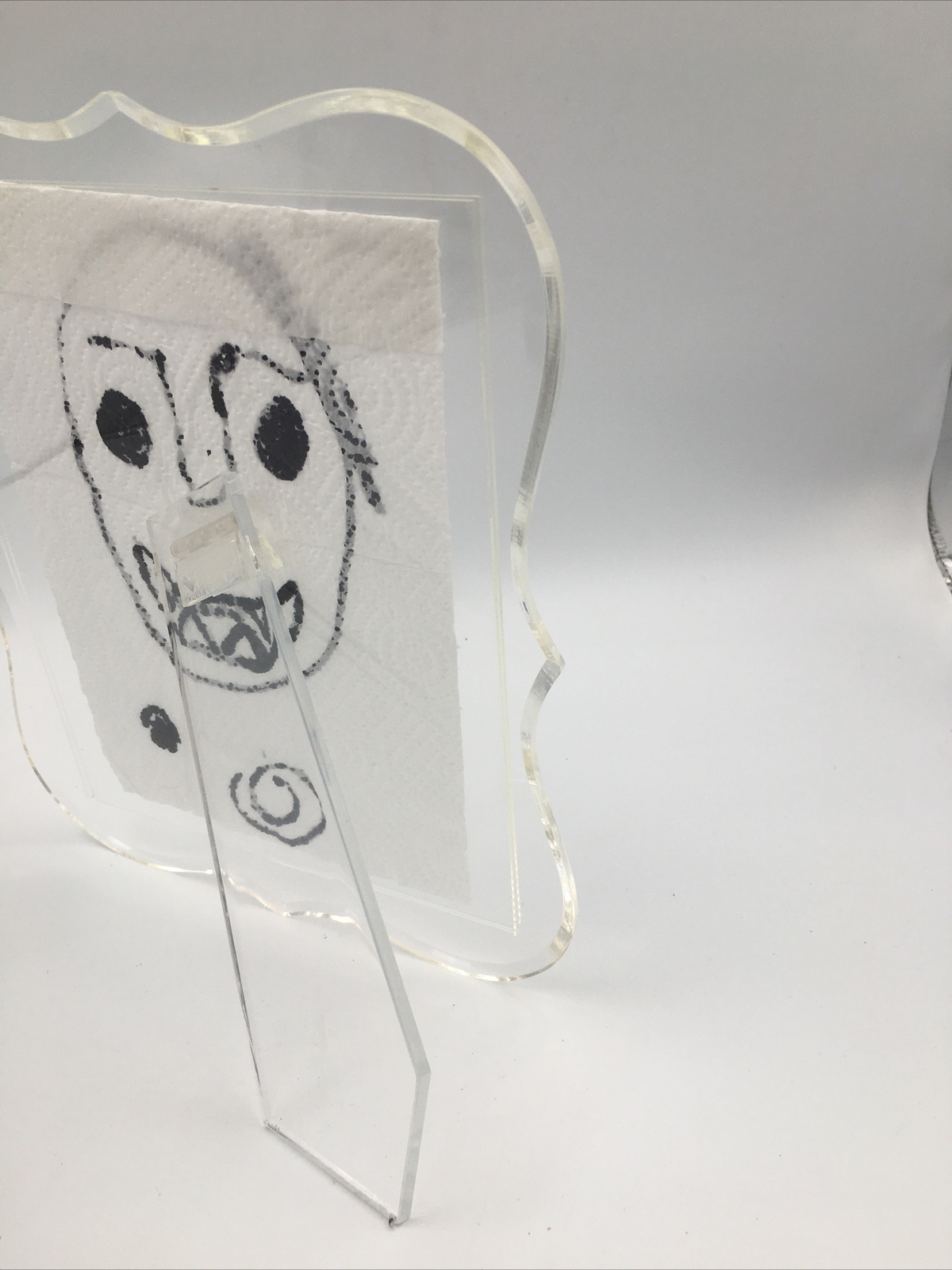 Clear acrylic picture frame Easy Insert Display Pictures Kid Art ...