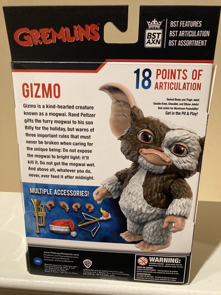 BST AXN Gizmo 5" Figure Loyalty Subjects Gremlins 2021 Christmas ...