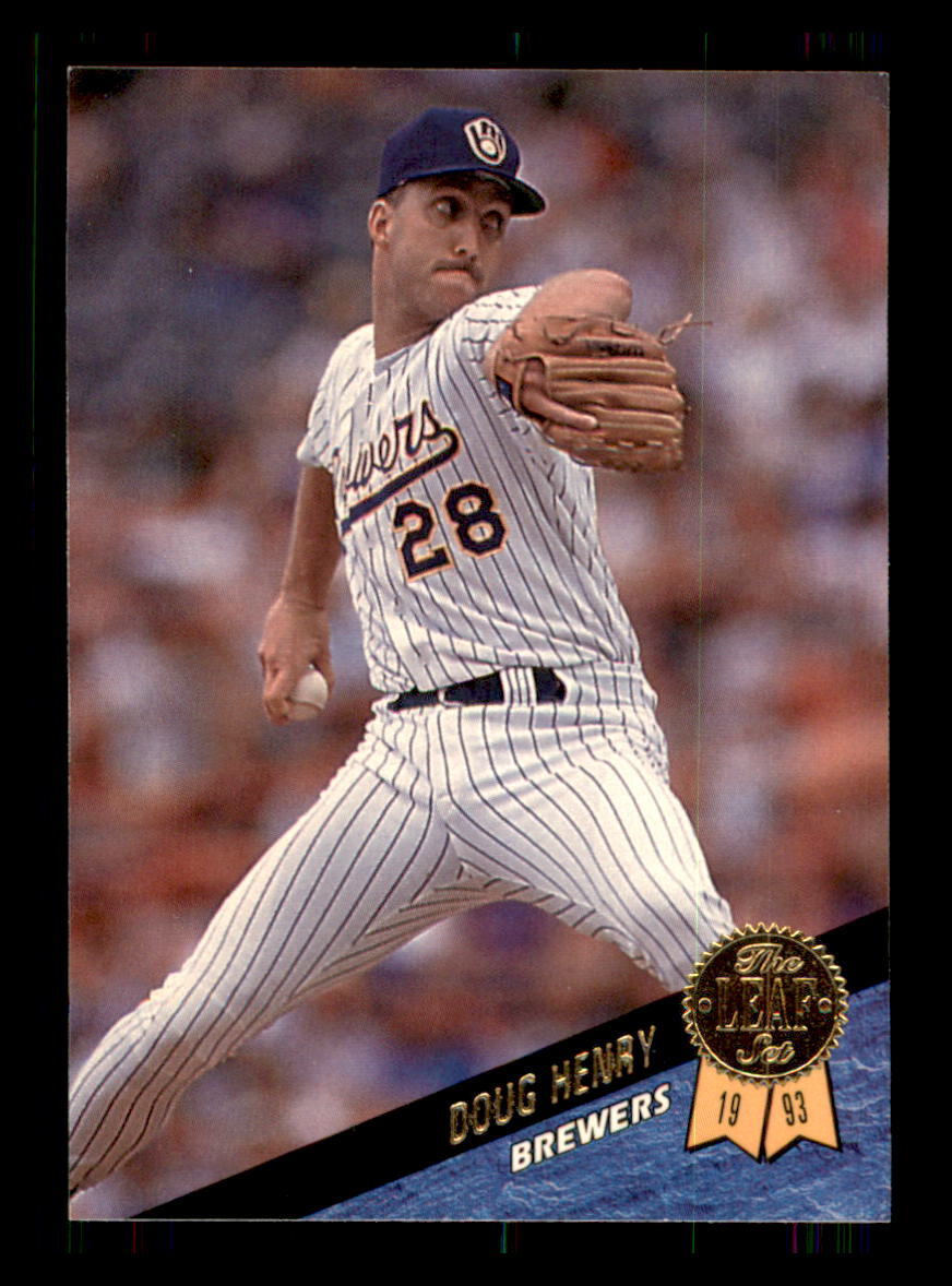 1993 BASEBALL 1993 Leaf Doug Henry Milwaukee Brewers #530 1 | eBay