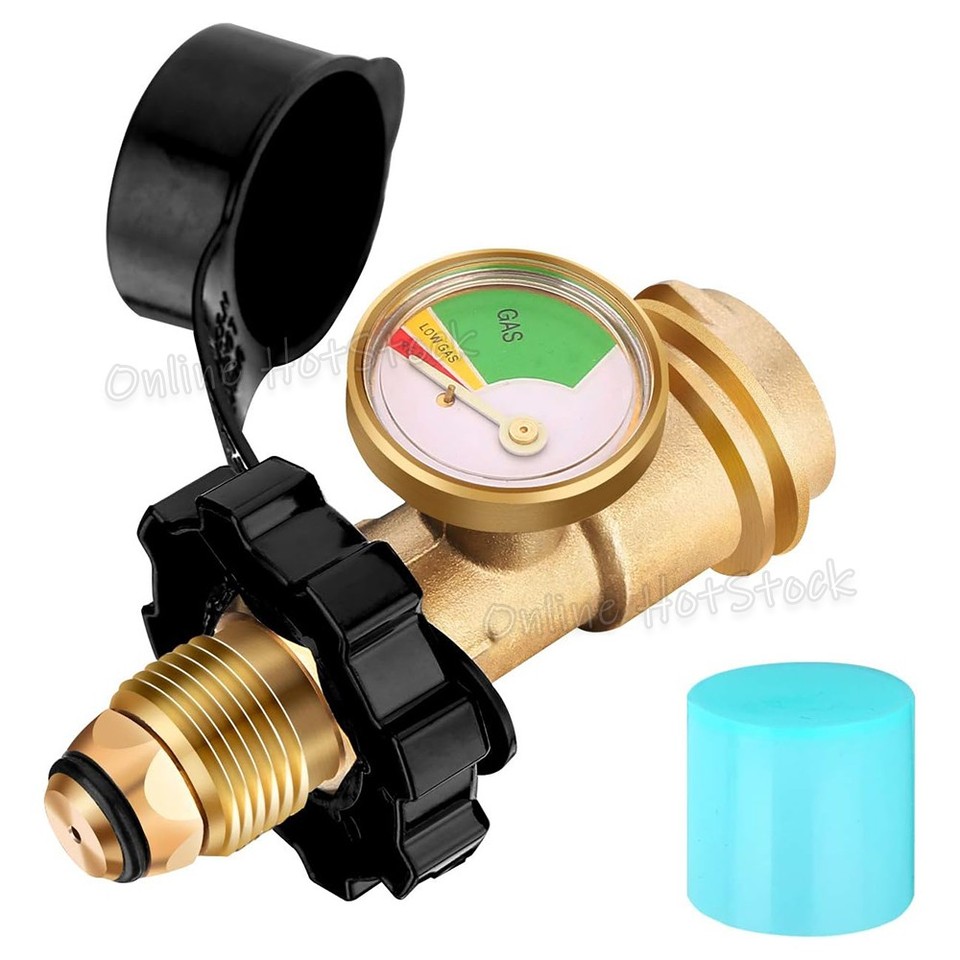 For QCC Gas Bottle Level Indicator Pressure Gauge Propane LPG Cylinder ...