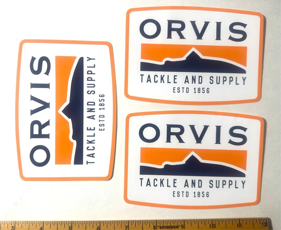 (6) ORVIS FLYFISHING FLY FISHING Decal / Sticker lot | eBay