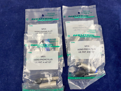Neutrik NP2X-BAG - 2 pole 1/4" professional phone plug - 4 Pack | eBay
