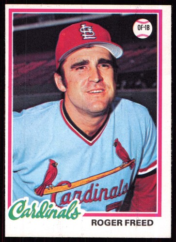 1978 Topps Roger Freed St. Louis Cardinals #504 | eBay