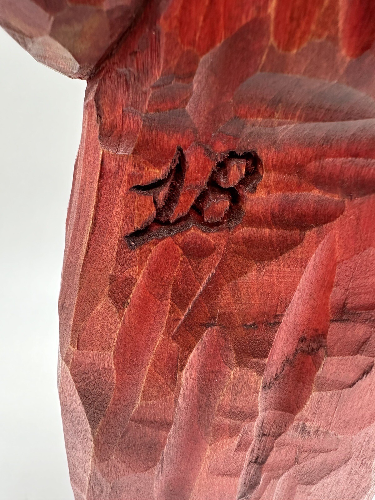 Vintage Folk Art Hand Carved Wood Santa Claus Lewis Brown Jr. 1988 #291 ...