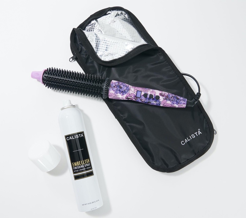 Calista Perfecter Pro Curling Iron Heat Brush Asst Colors / Asst Sizes ...