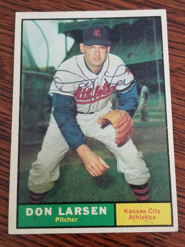 1961 Topps #177 Don Larsen autographed signed card | eBay